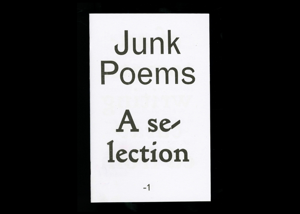 TXTbooks — Junk Poems – Robert Blair