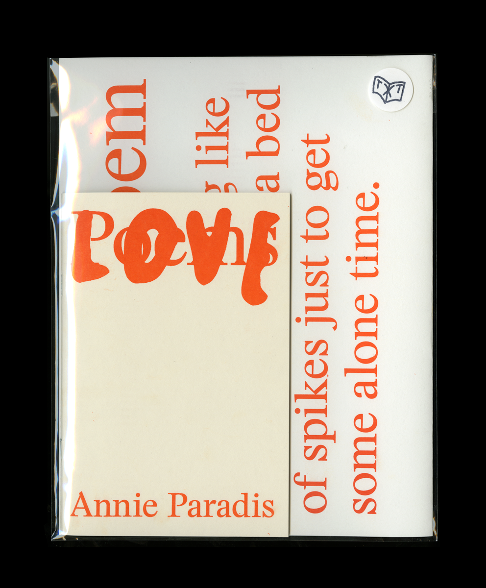 TXTbooks — Love Poems – Annie Paradis