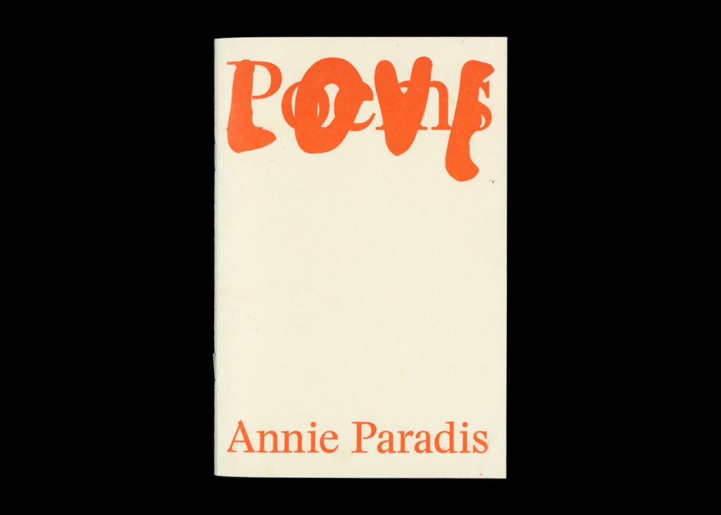 TXTbooks — Love Poems – Annie Paradis